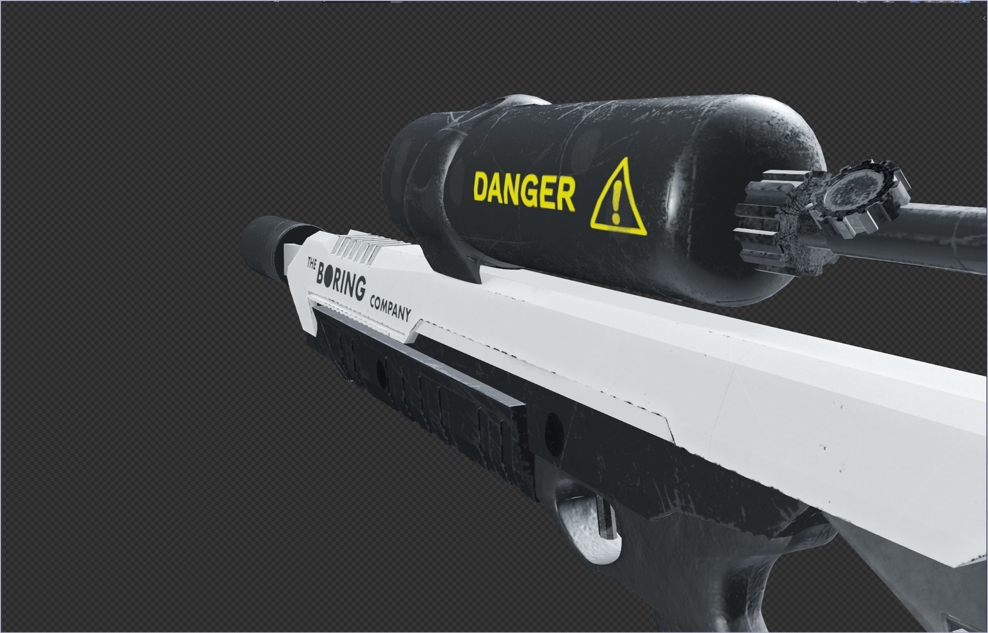 3D model The Boring Company - Not a Flamethrower PBR 2K Textures VR ...