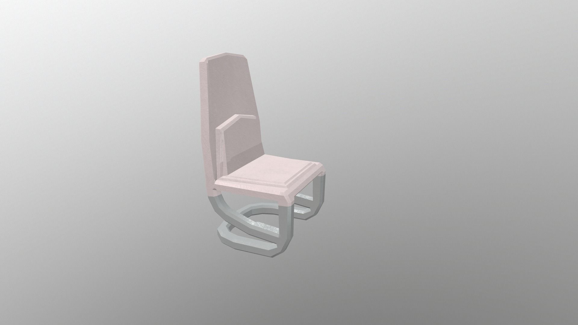 3D model 3d Sci-fi chair VR / AR / low-poly | CGTrader