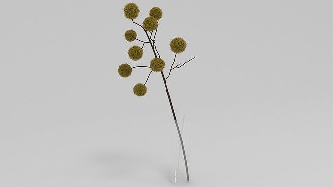 Faux Chestnut Branch 3D model | CGTrader