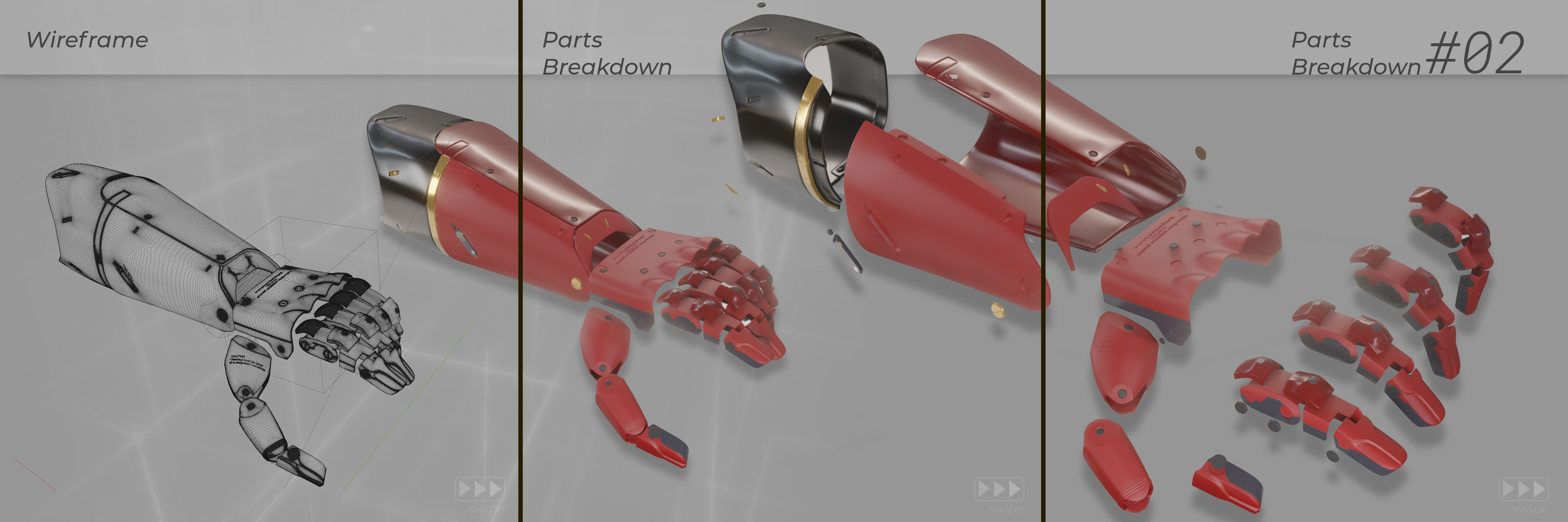 Venom Snake Metal Gear Solid V Bionic Arm 3D Printable Model 3D model ...