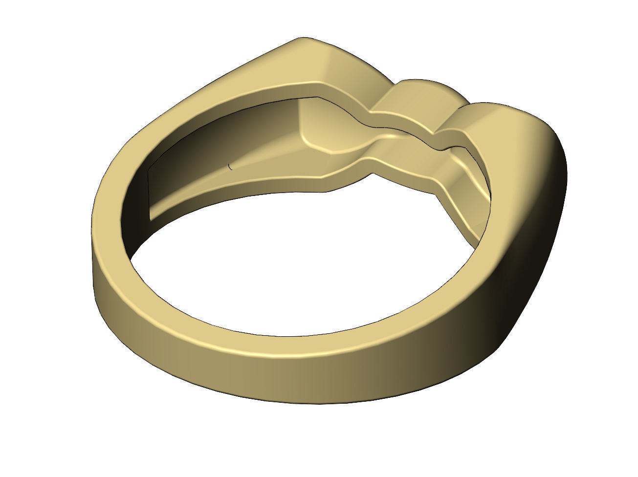 Cute Bow tie ring 3D model 3D printable | CGTrader