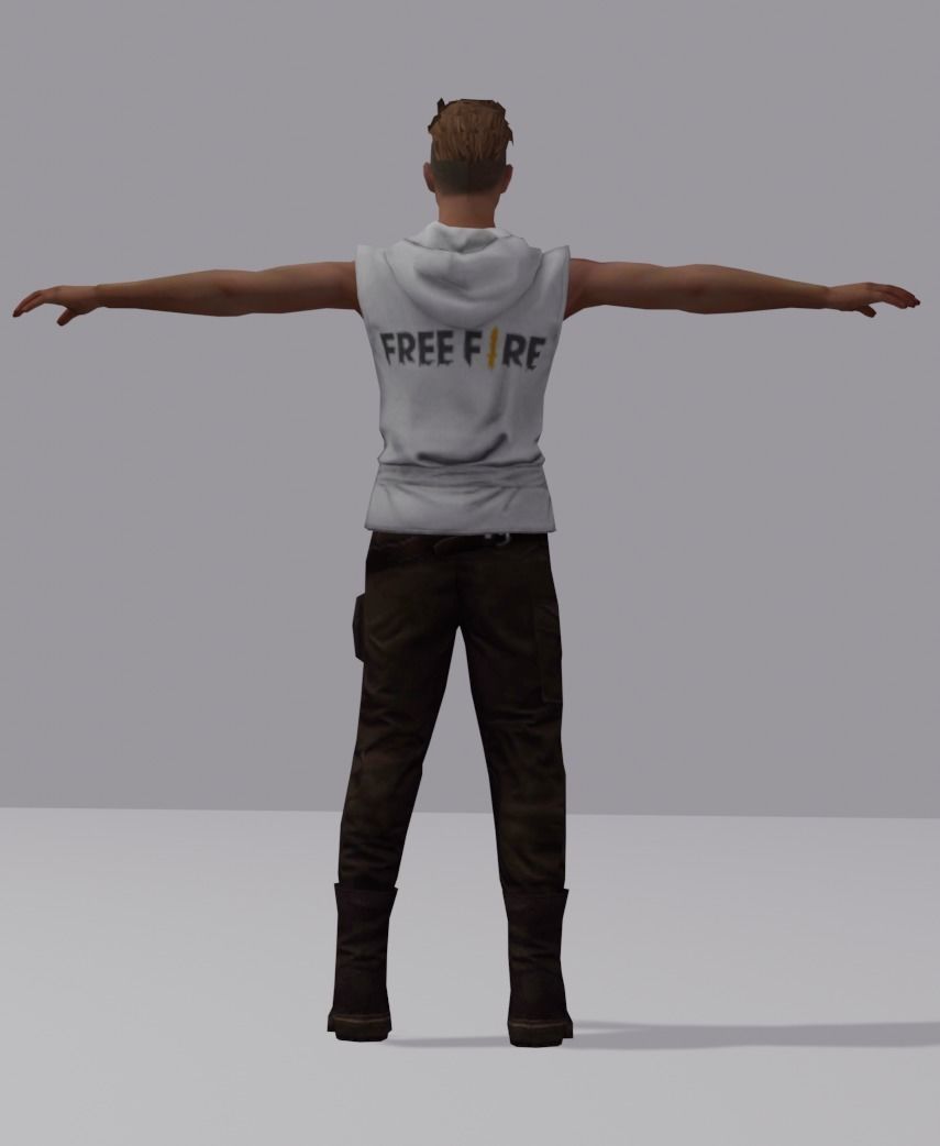 garena free fire adam 3d model free VR / AR / low-poly 3D model | CGTrader