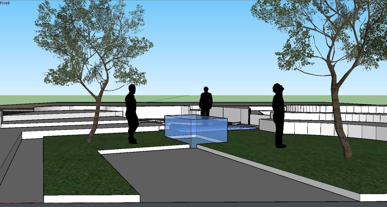 Symbolic public place 3D model | CGTrader
