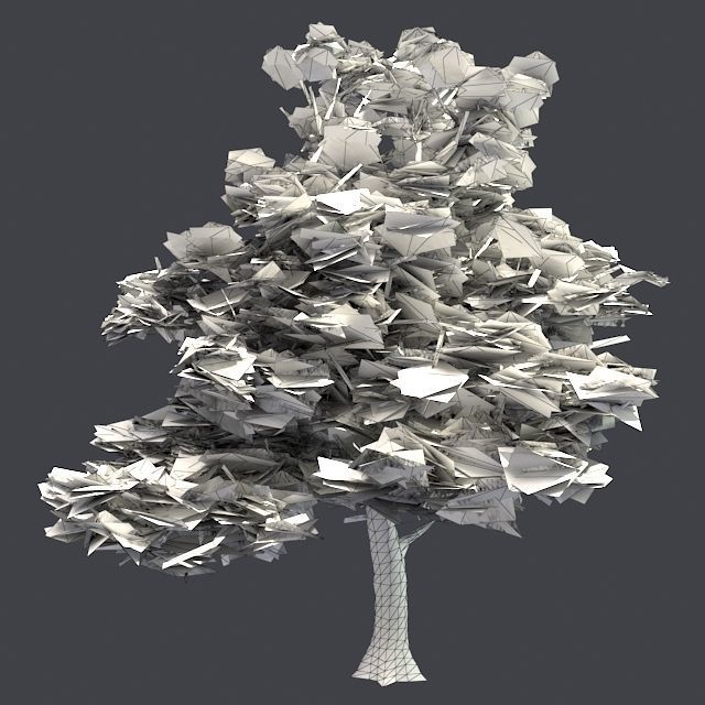 3D model American Sycamore Tree VR / AR / low-poly | CGTrader