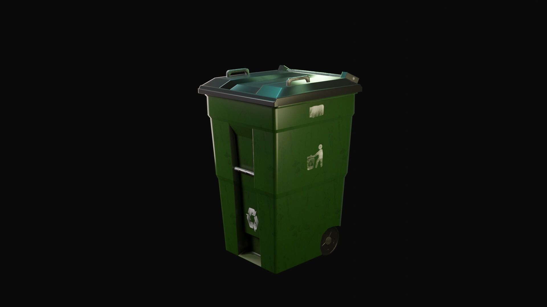 3D model Pack Public trash VR / AR / low-poly | CGTrader
