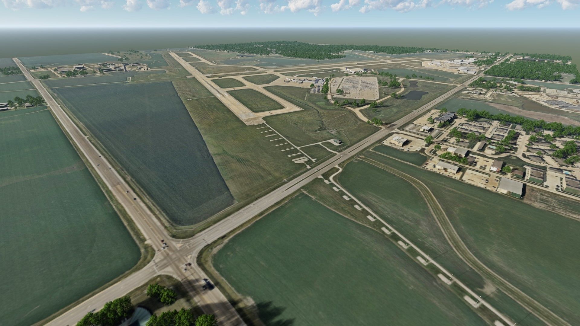 Central Illinois Regional Airport at Bloomington-Normal 3D model | CGTrader