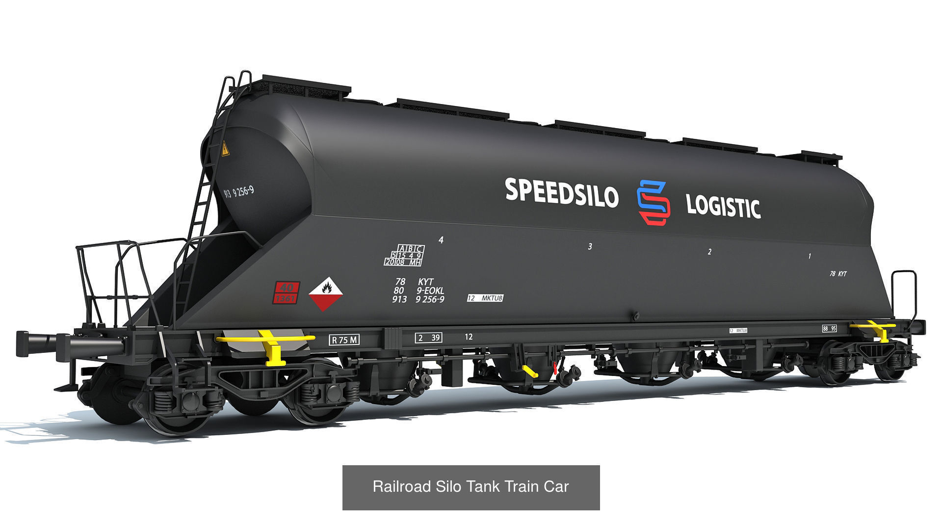 BNSF Freight Train 3D Model Collection | CGTrader