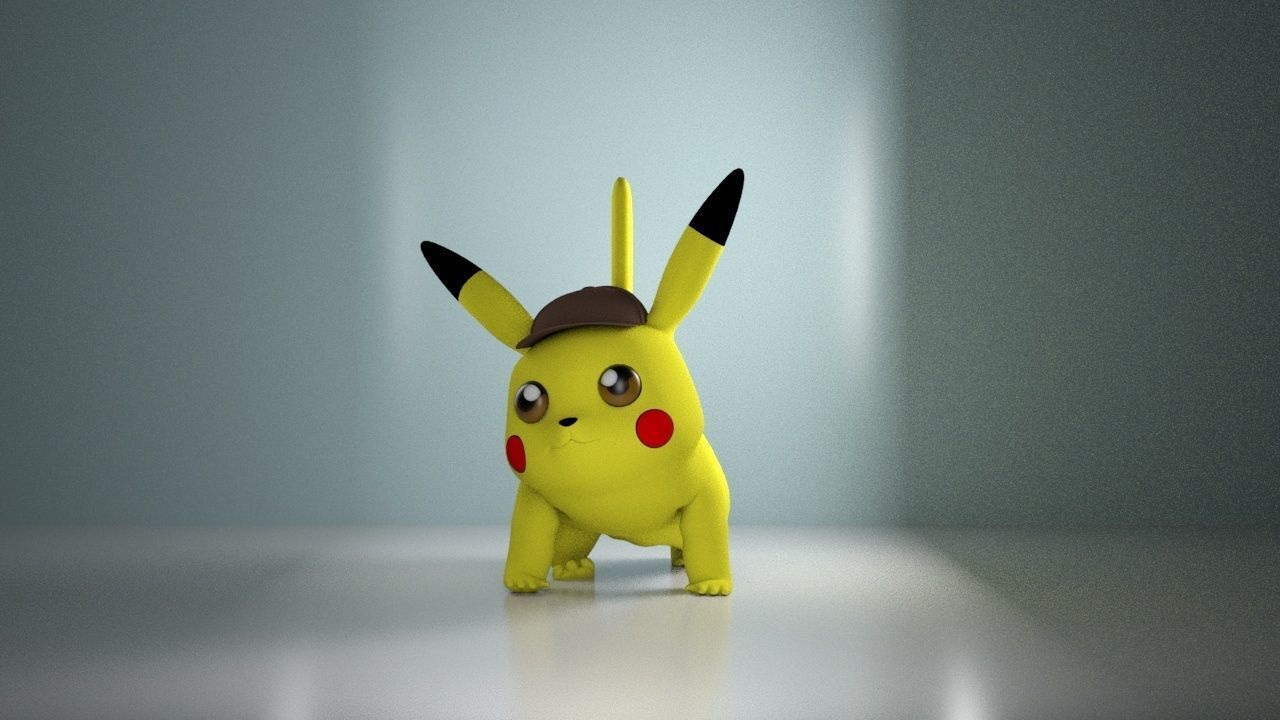 DETECTIVE PIKACHU 3d 3D model animated | CGTrader