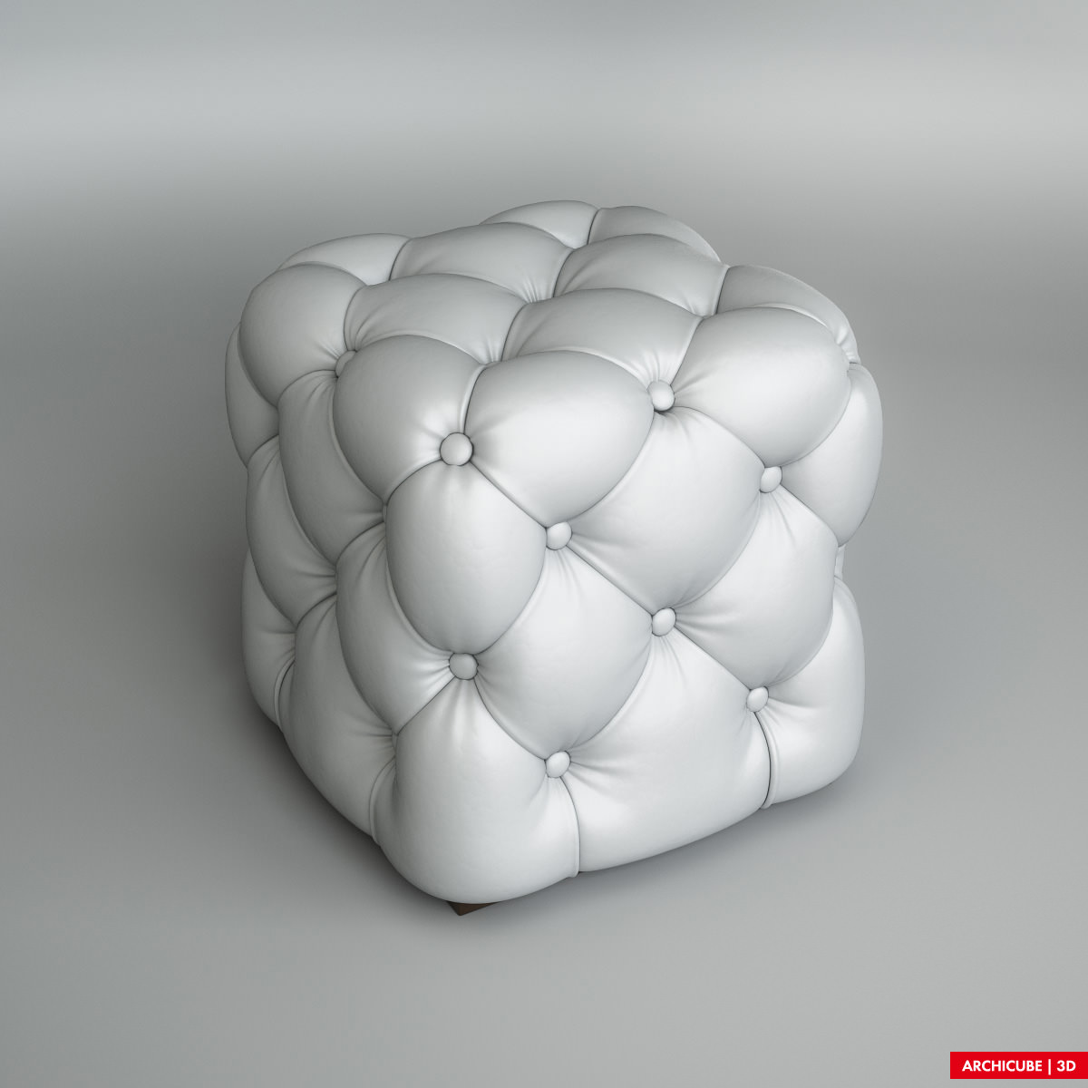 Pouf 3D model | CGTrader