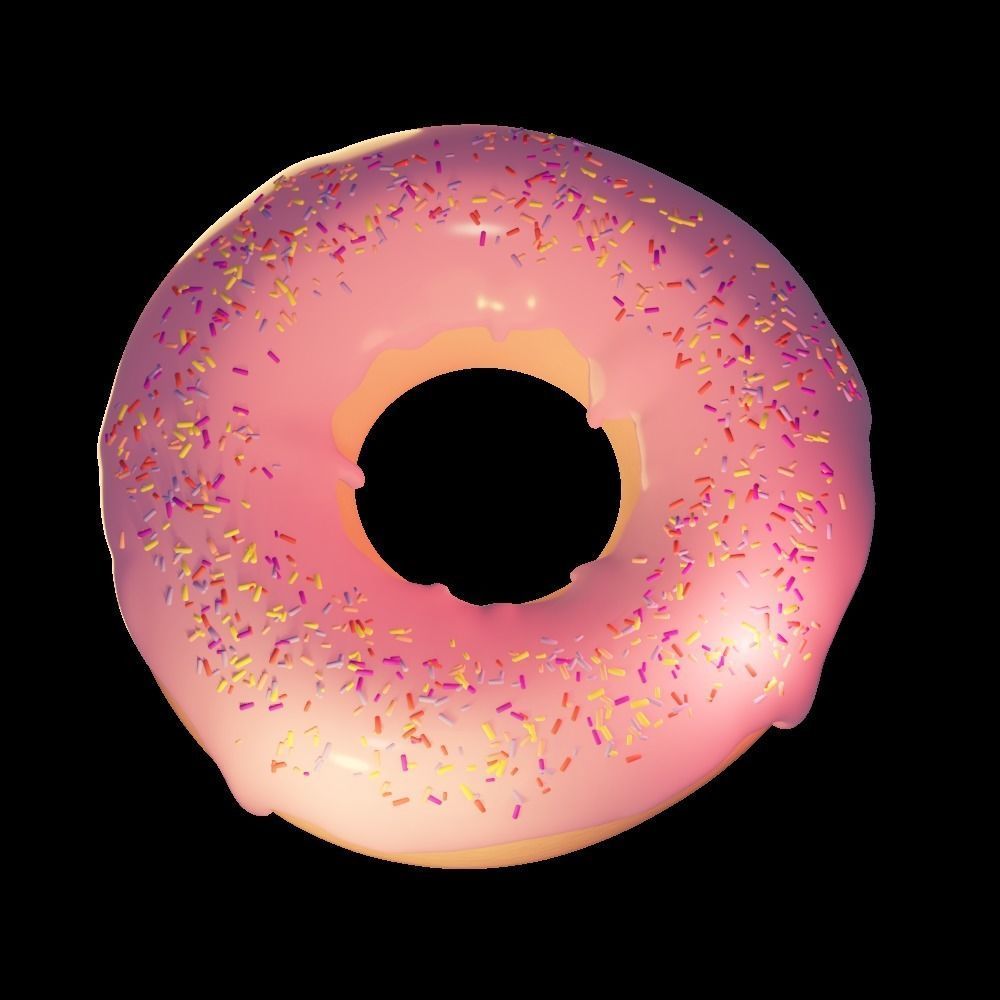 3D model Donut VR / AR / low-poly | CGTrader