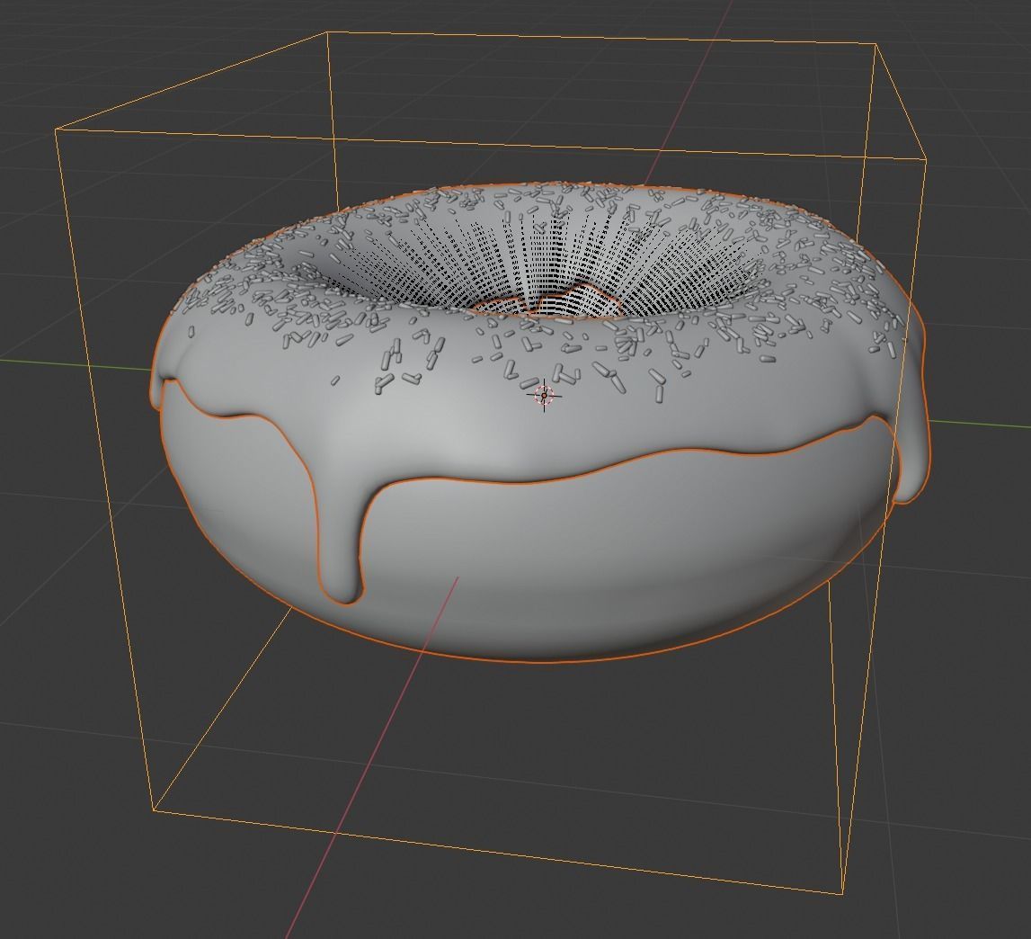 3D model Donut with sprinkles VR / AR / low-poly | CGTrader