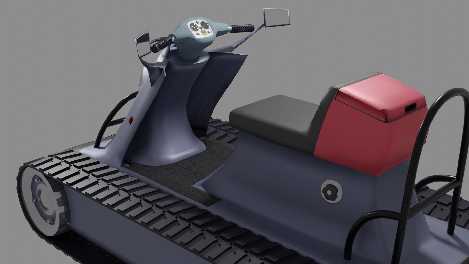 track motorcycle 3D model | CGTrader