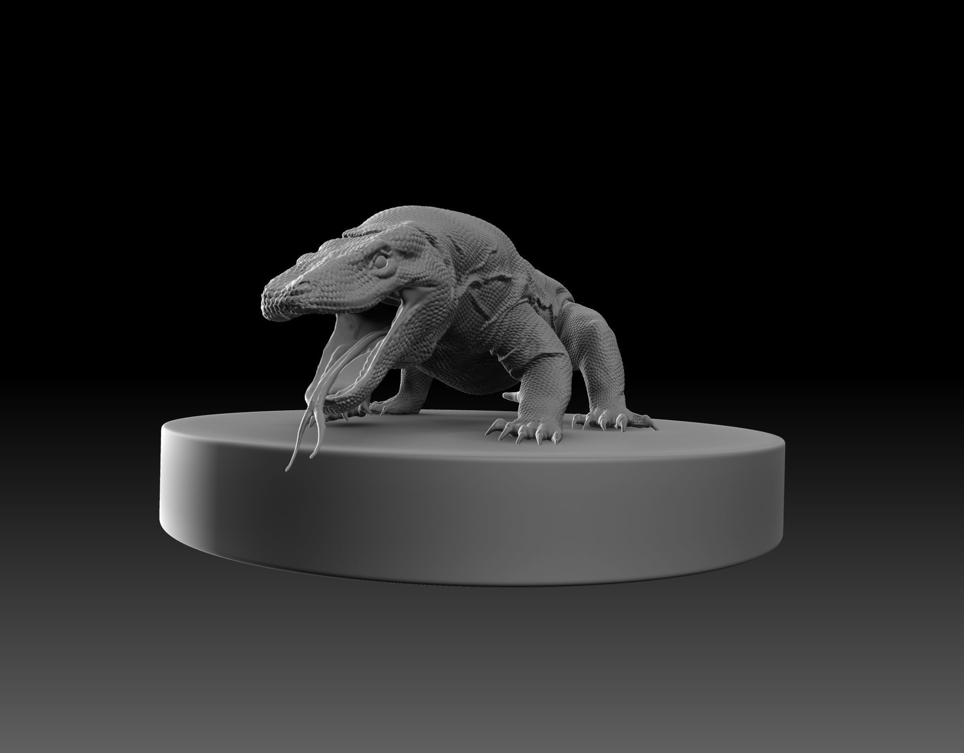 The Komodo dragon 3D model | CGTrader