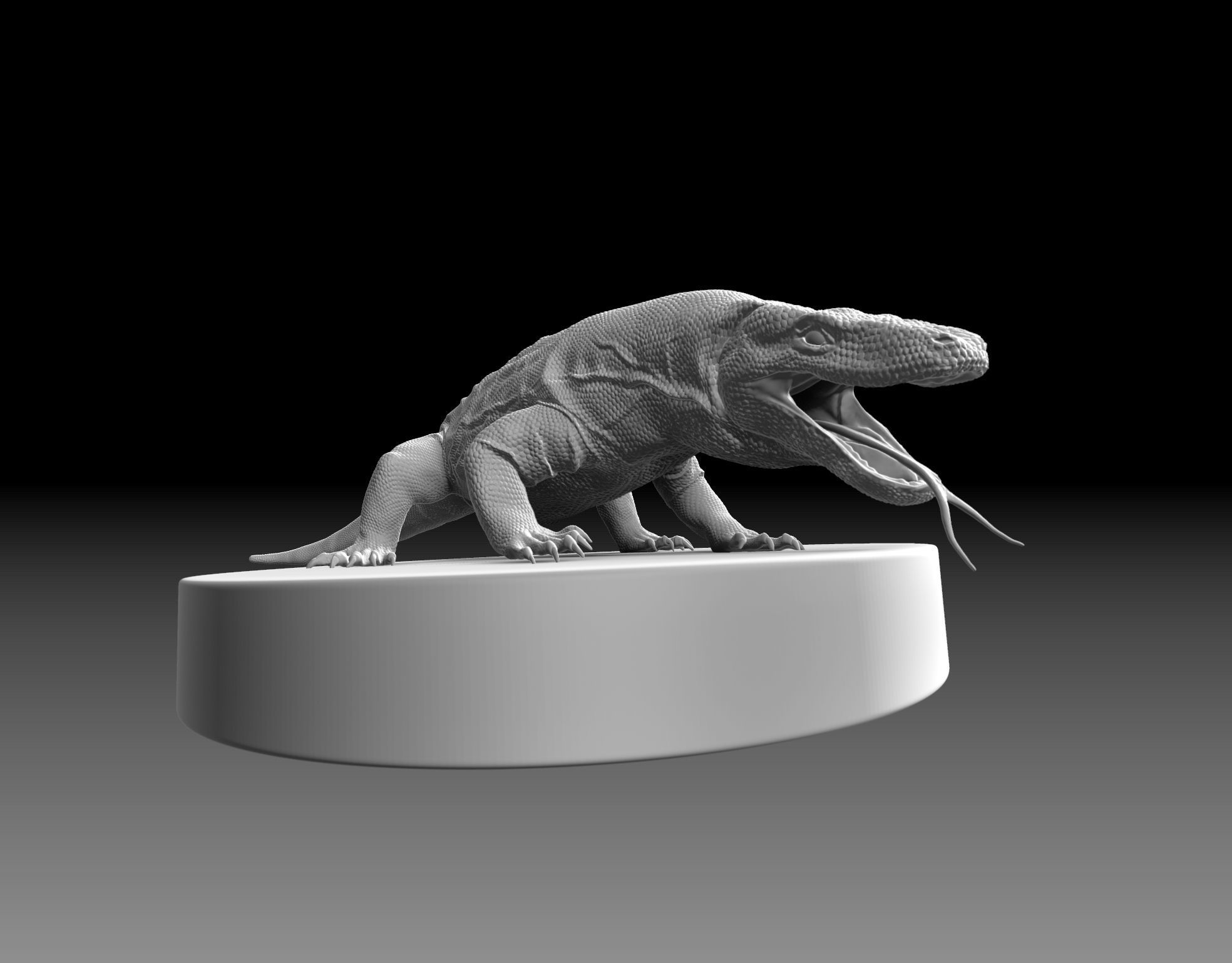 The Komodo dragon 3D model | CGTrader