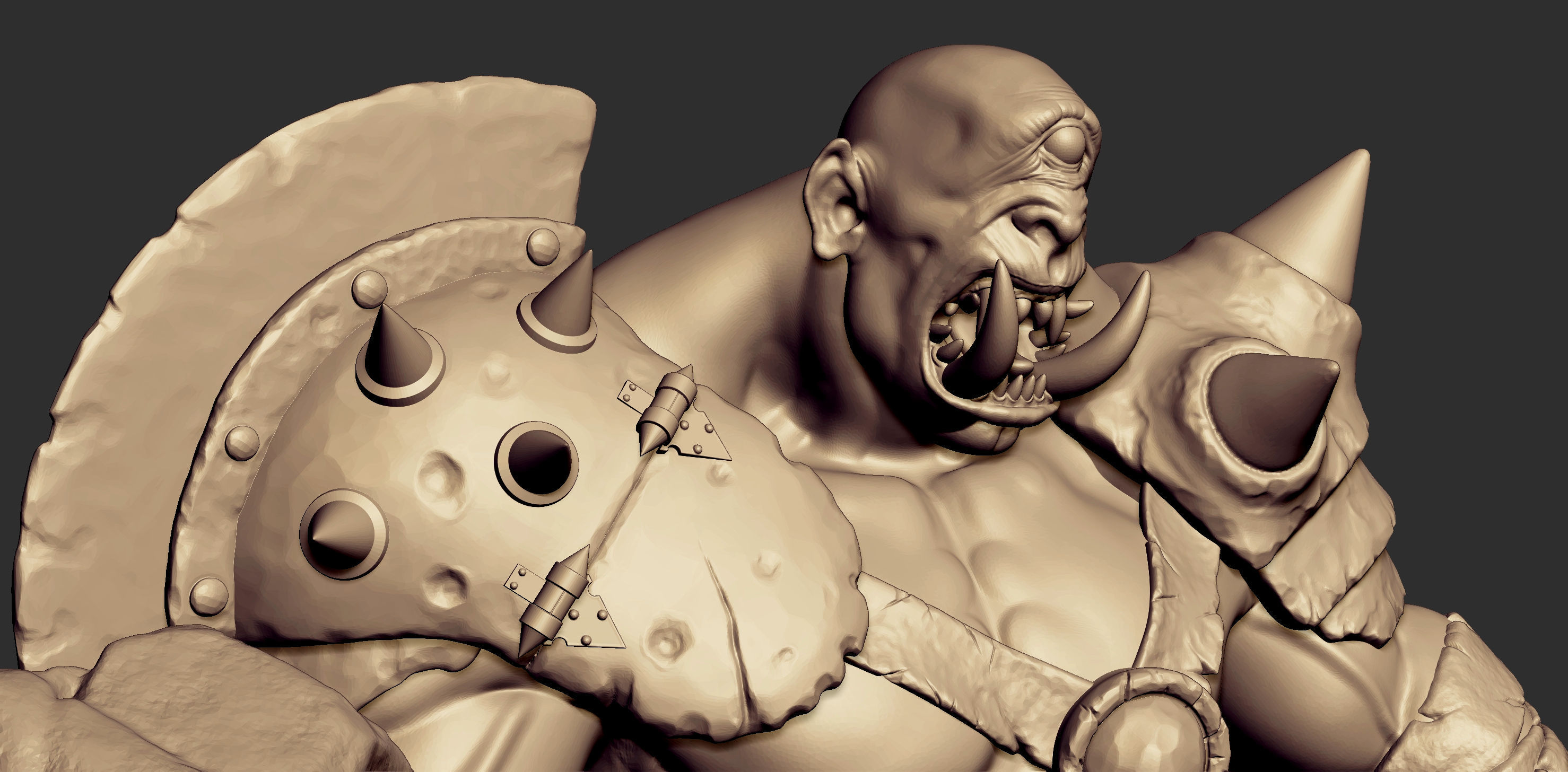 Ogre Cyclops free 3D model 3D printable | CGTrader