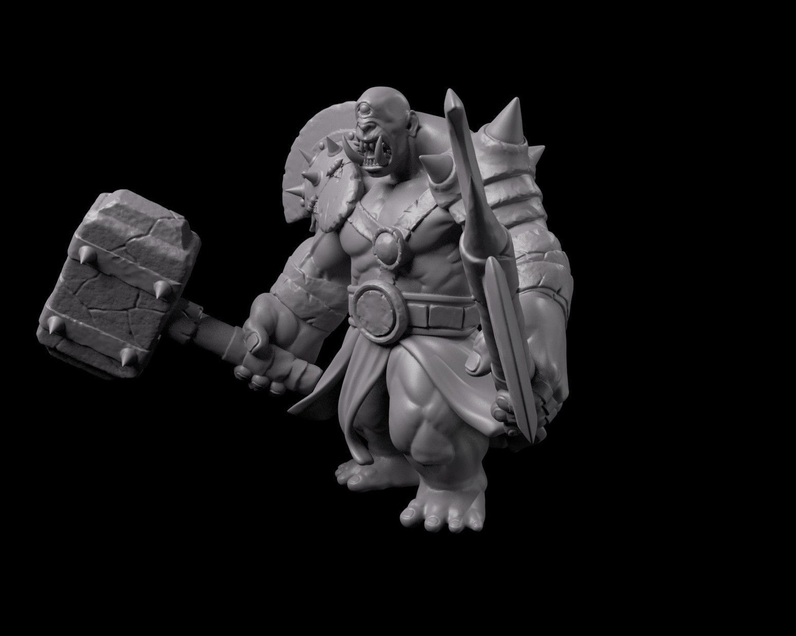 Ogre Cyclops free 3D model 3D printable | CGTrader