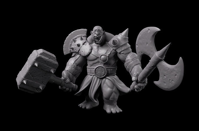 Ogre Cyclops free 3D model 3D printable | CGTrader