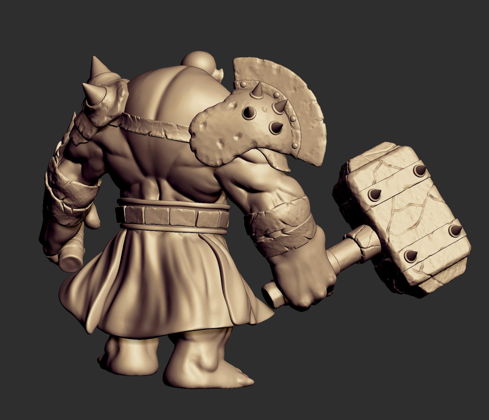 Ogre Cyclops free 3D model 3D printable | CGTrader