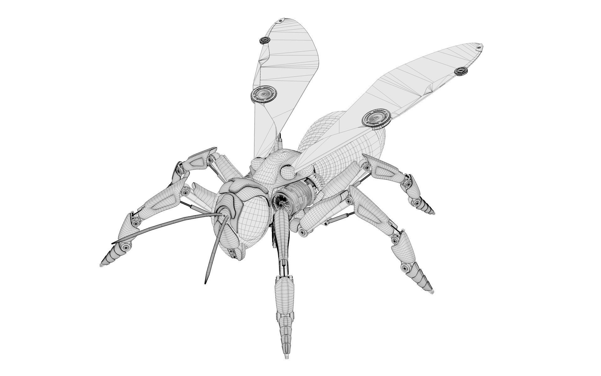 Robot insects pack 3D model 3D printable | CGTrader