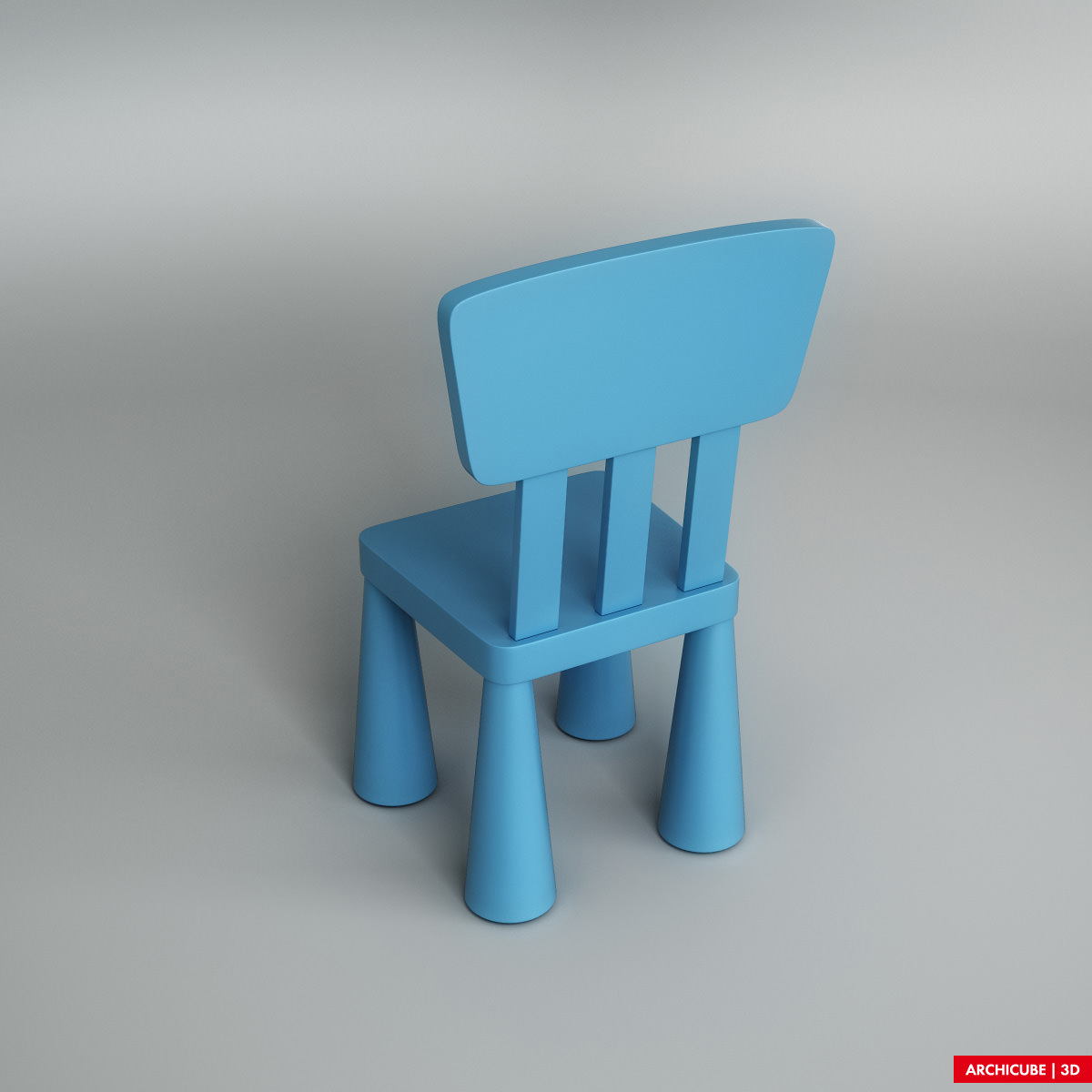 Children s chair 3D model | CGTrader