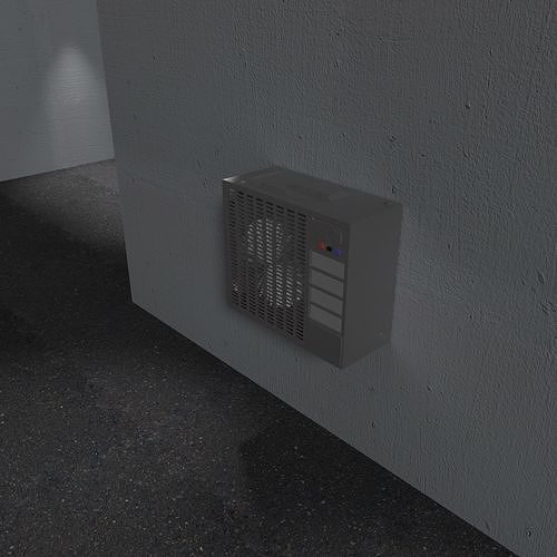 3D model AC Outside with Textures VR / AR / low-poly | CGTrader