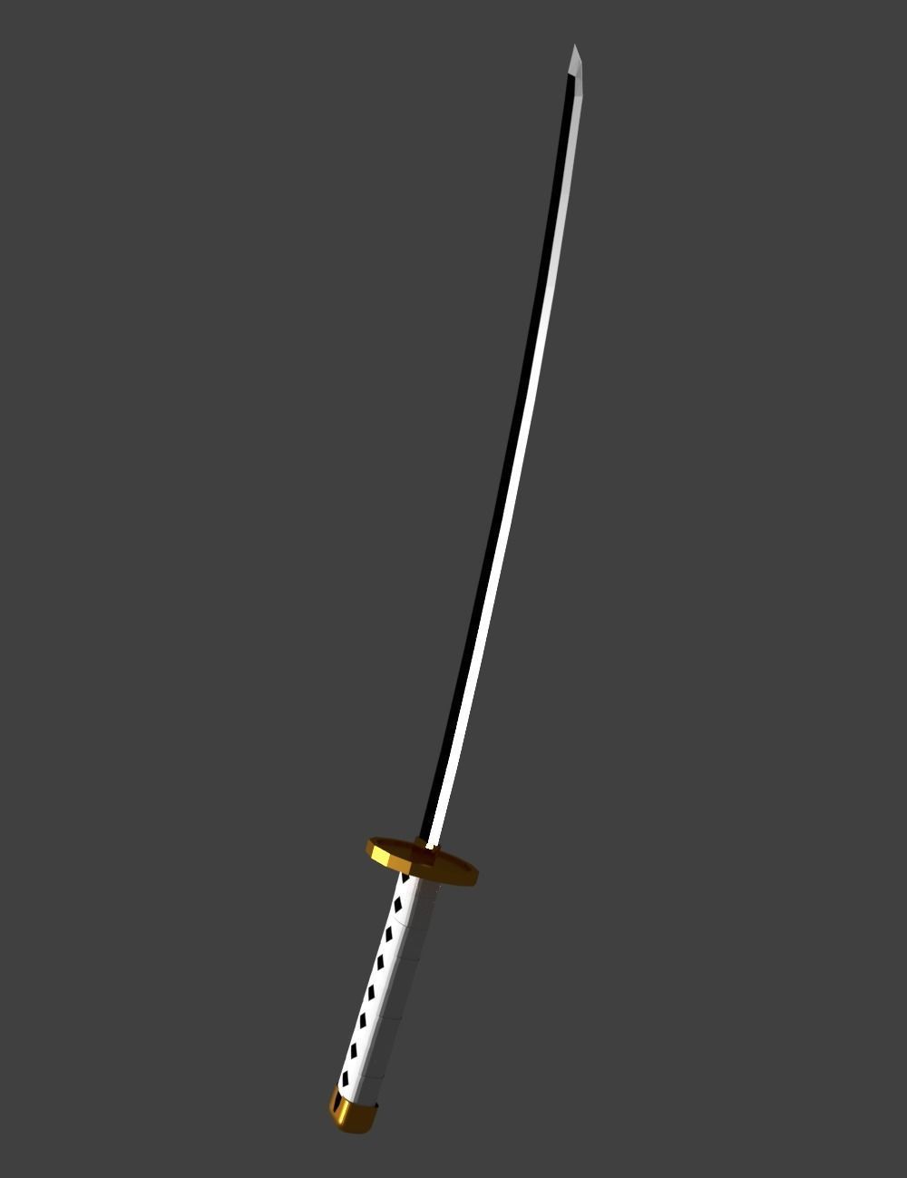 Roronoa Zoros Wado Ichimonji One Piece 3D model | CGTrader
