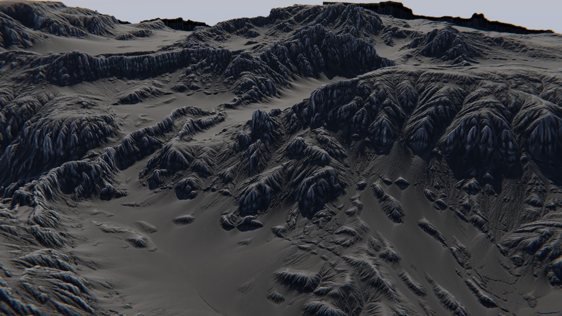 Alien planet terrain - 8k 3D model free 3D model | CGTrader
