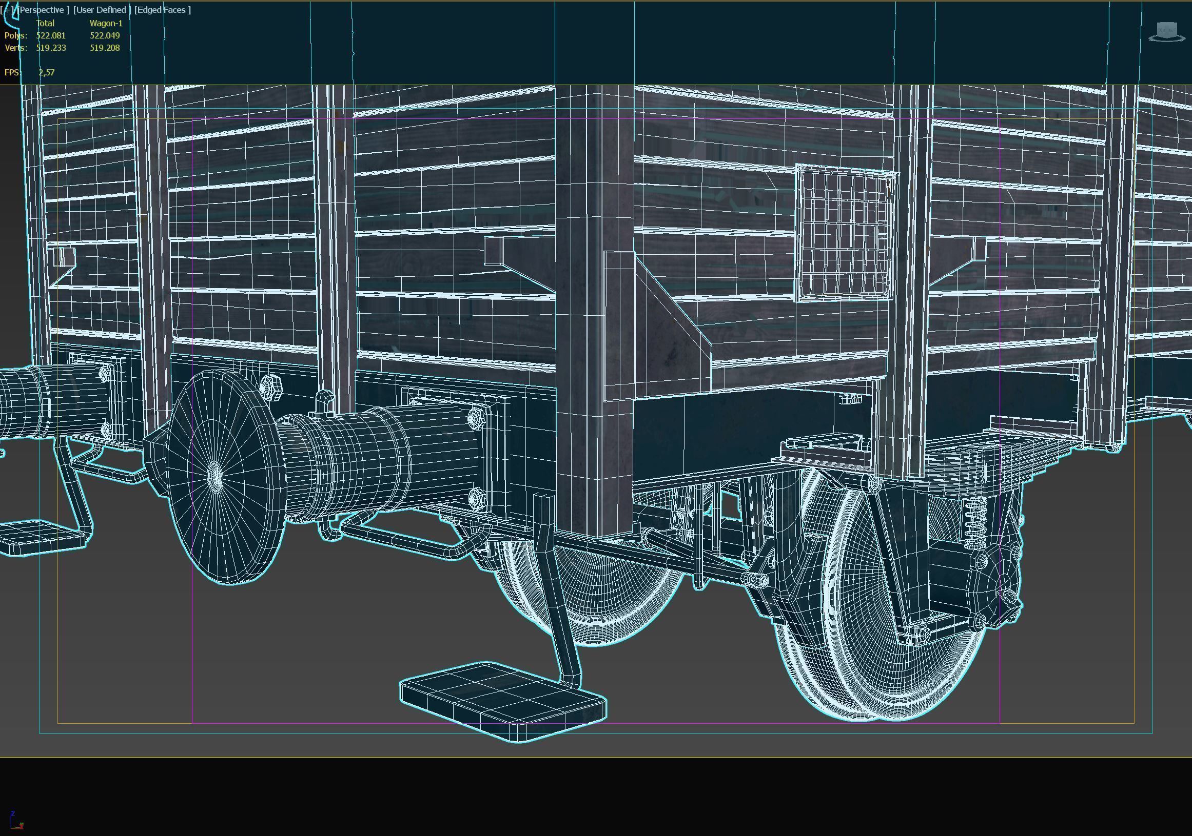 Railway wagon WW2 3D model | CGTrader