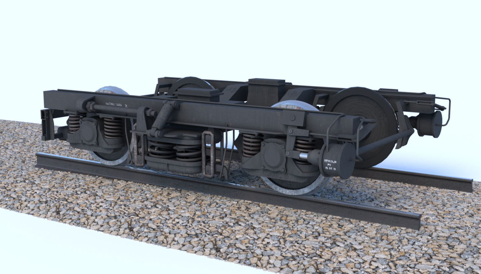 3D model ER2 Passenger Wagon Bogey VR / AR / low-poly | CGTrader