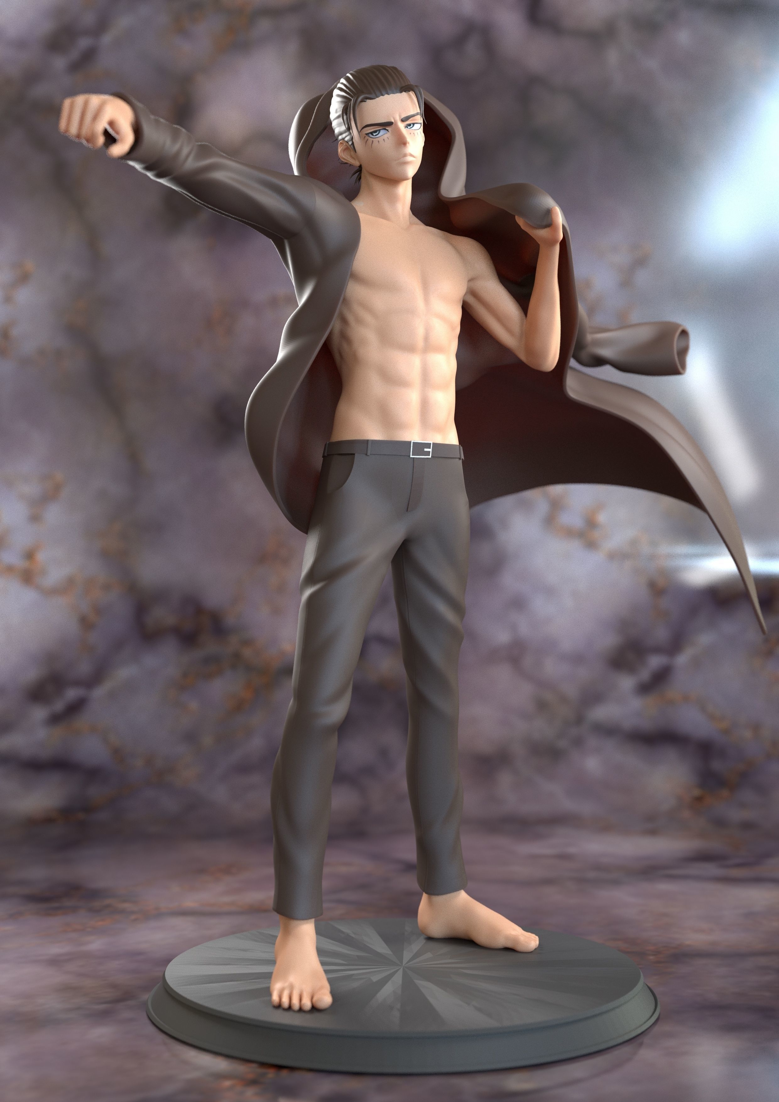 Eren Yeager - Attack on Titan FanArt 3D model 3D printable | CGTrader