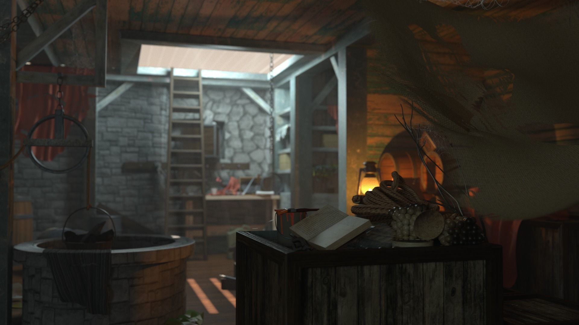 3D model Game interior VR / AR / low-poly | CGTrader