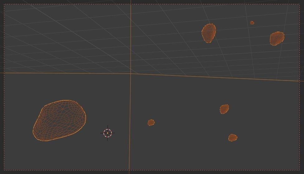 3D model Editable Asteroids Filed Scene 360 PBR 4K VR / AR / low-poly | CGTrader