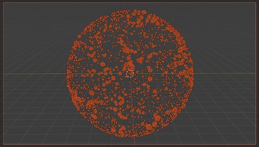 3D model Editable Asteroids Filed Scene 360 PBR 4K VR / AR / low-poly ...