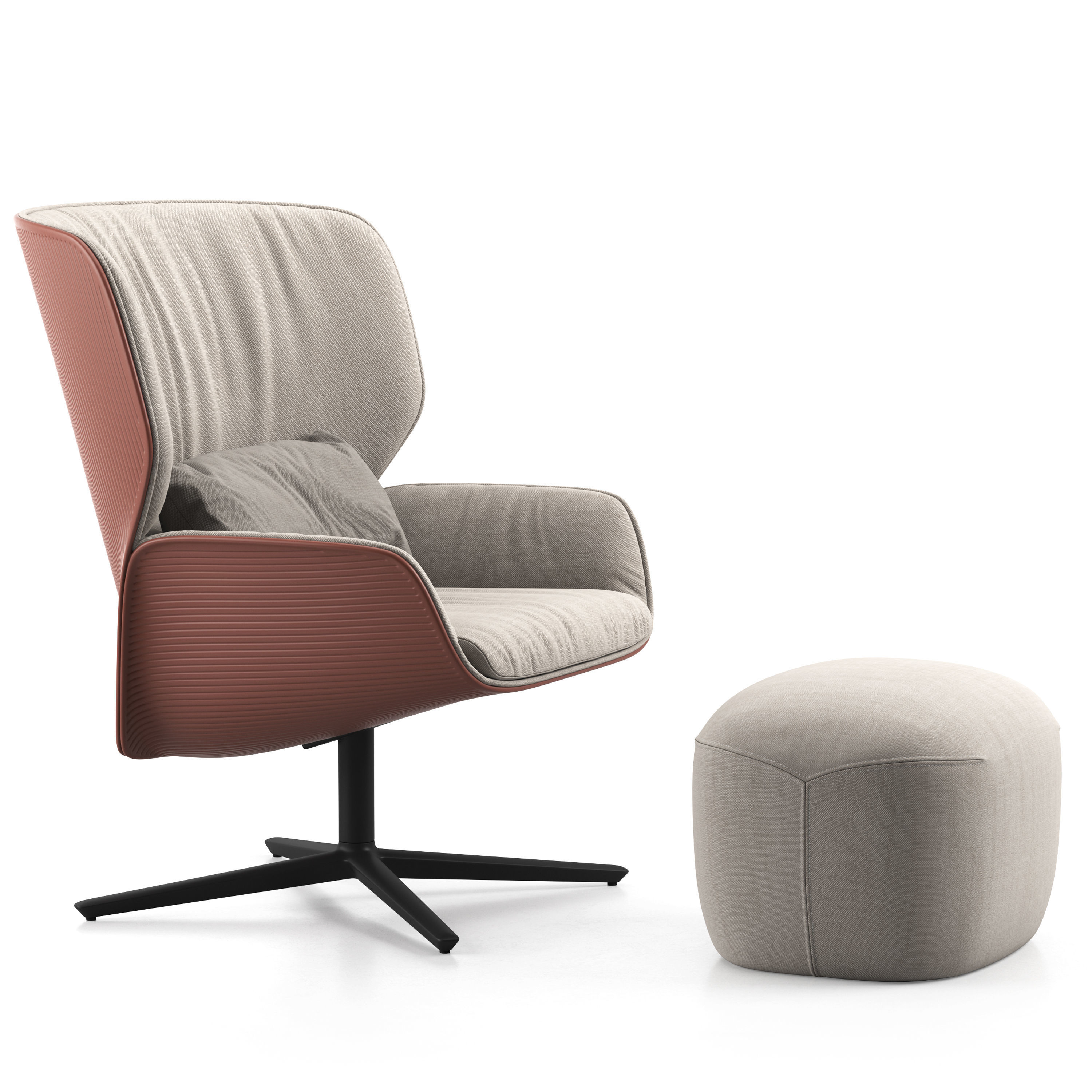 Andreu world Nuez lounge bio 2742 3D model | CGTrader