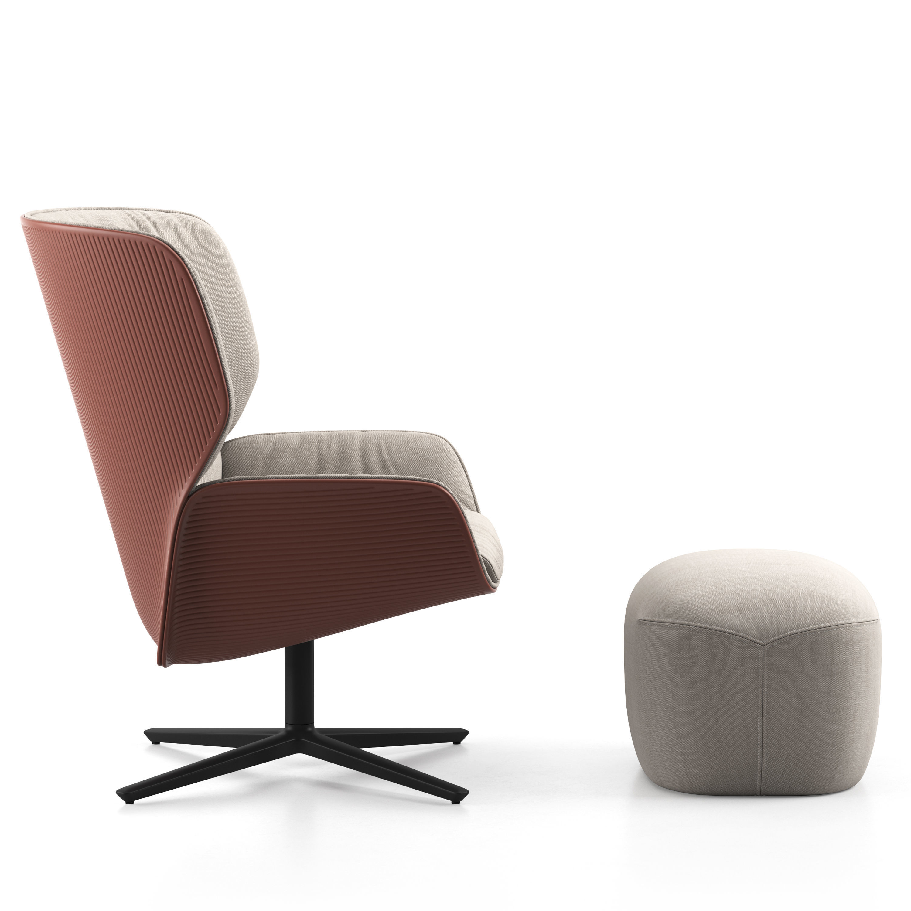 Andreu world Nuez lounge bio 2742 3D model | CGTrader