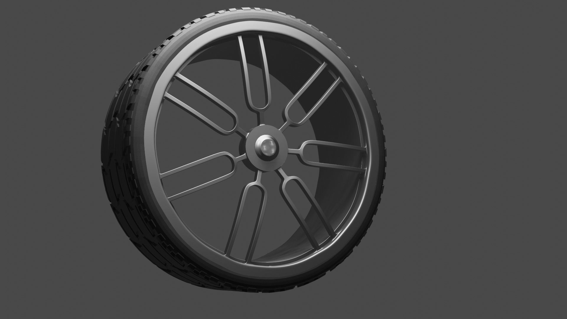 Two spoke sport wheels free VR / AR / low-poly 3D model | CGTrader