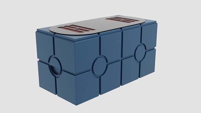 3D model Imperial Scanning Box VR / AR / low-poly | CGTrader