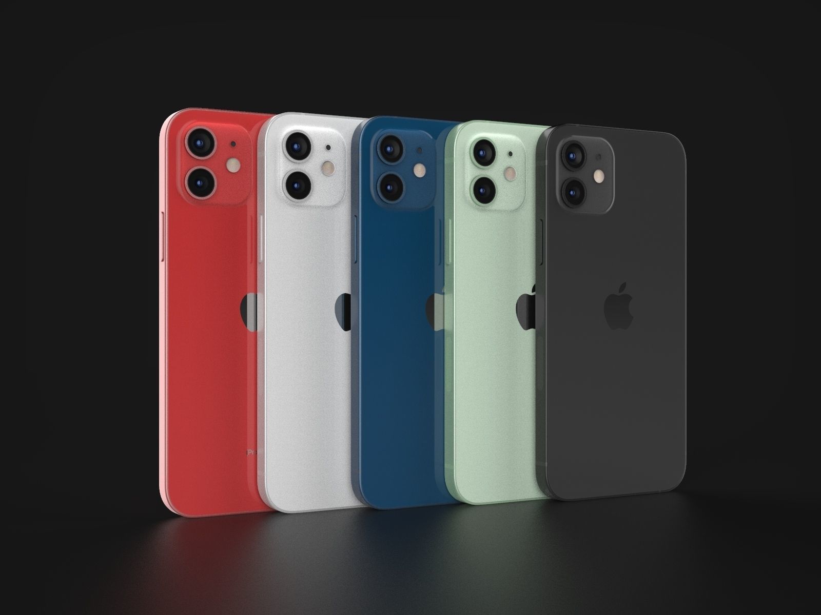 Apple Cases and Models of iPhone 12 All Models Official 3D Model ...
