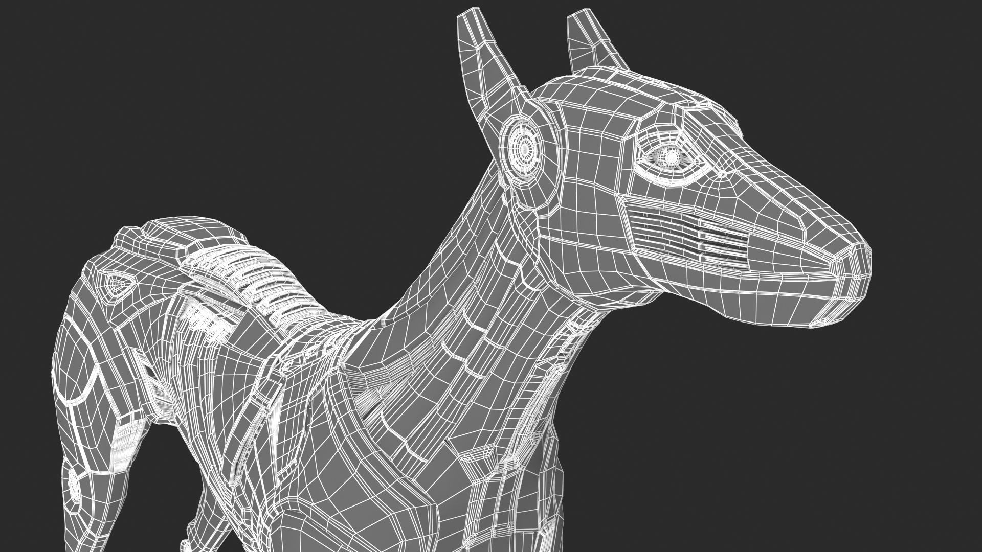 Cyborg dog 3D model | CGTrader