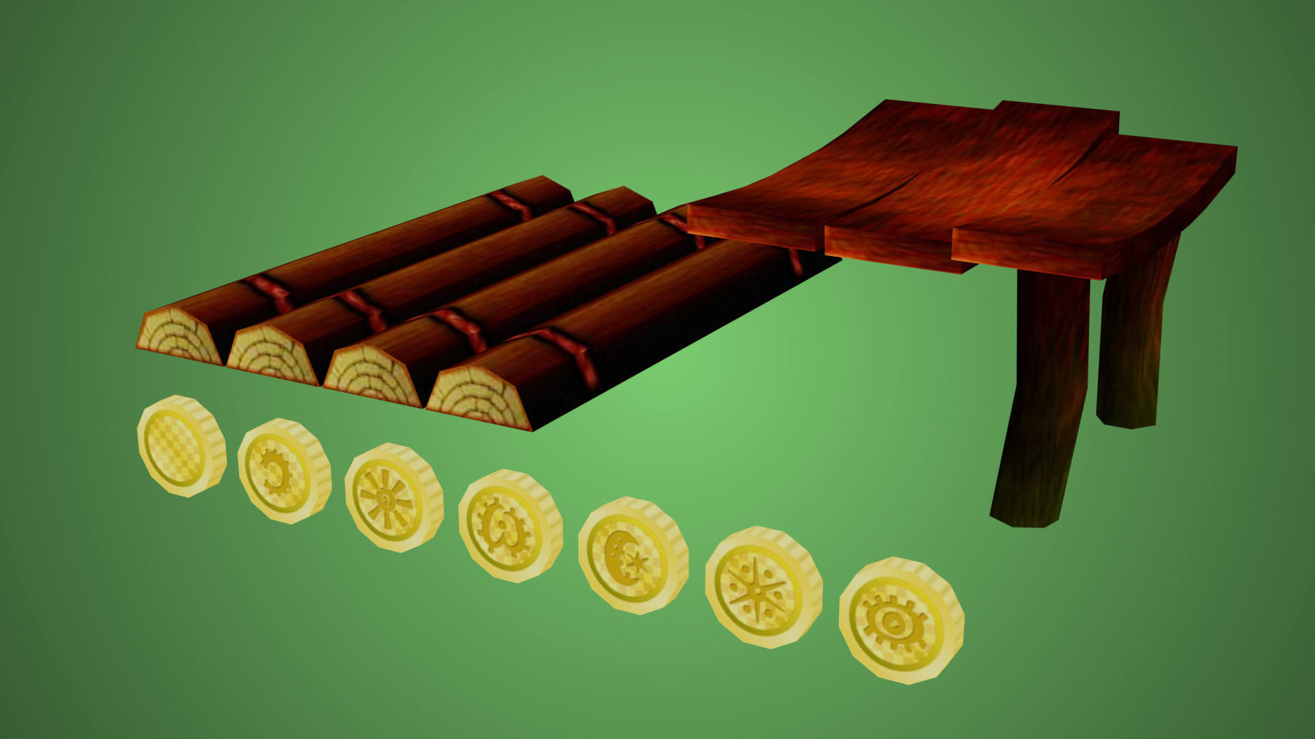 Retro Model Pack free VR / AR / low-poly 3D model | CGTrader