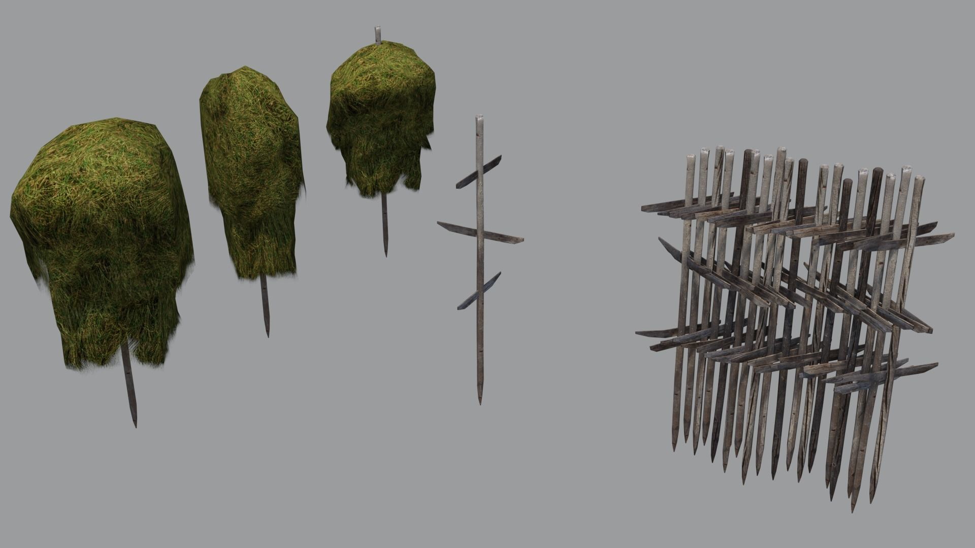 3D model Historic hay rack VR / AR / low-poly | CGTrader