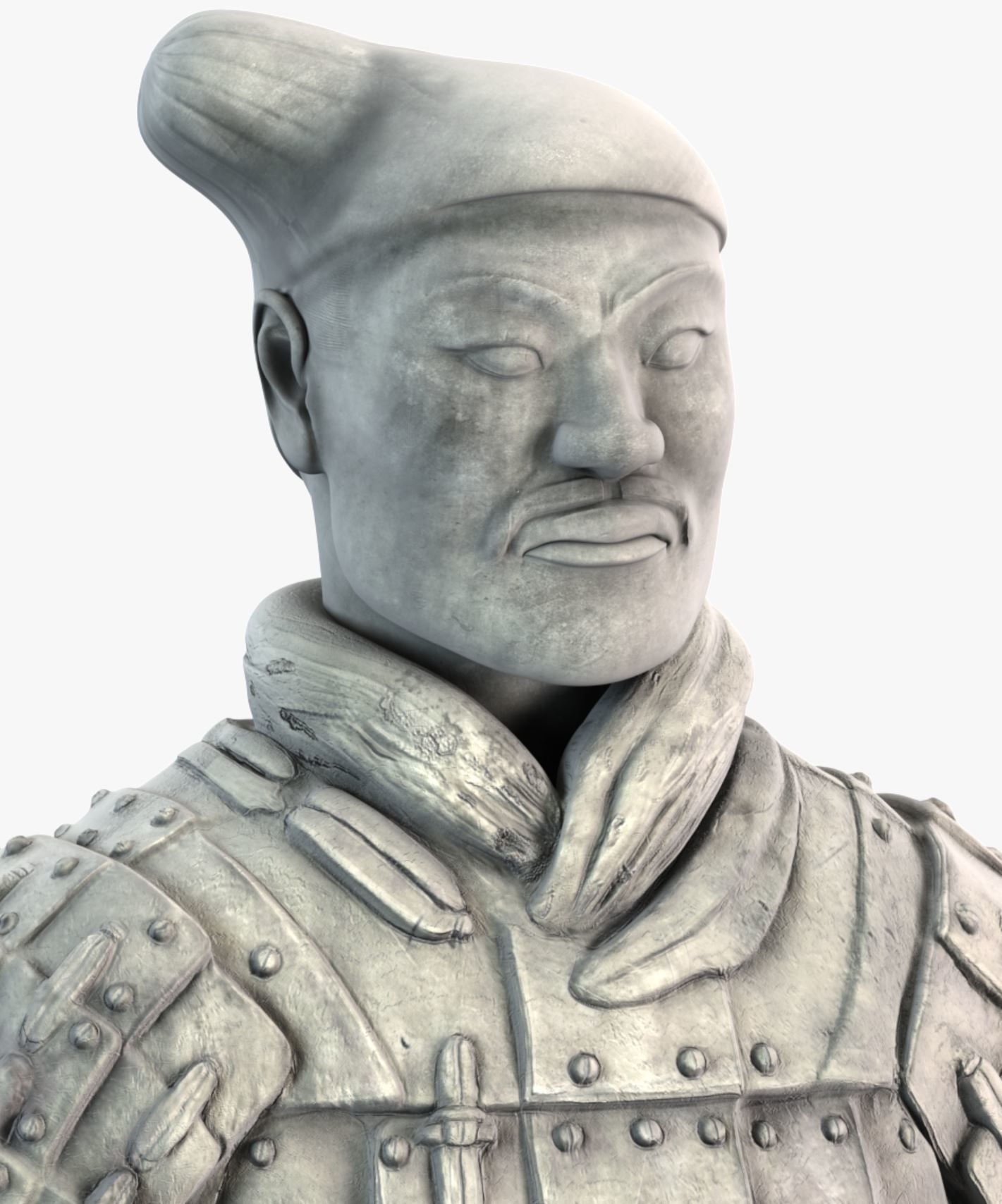 Terracotta Warriors-Armored Warrior 3D model | CGTrader