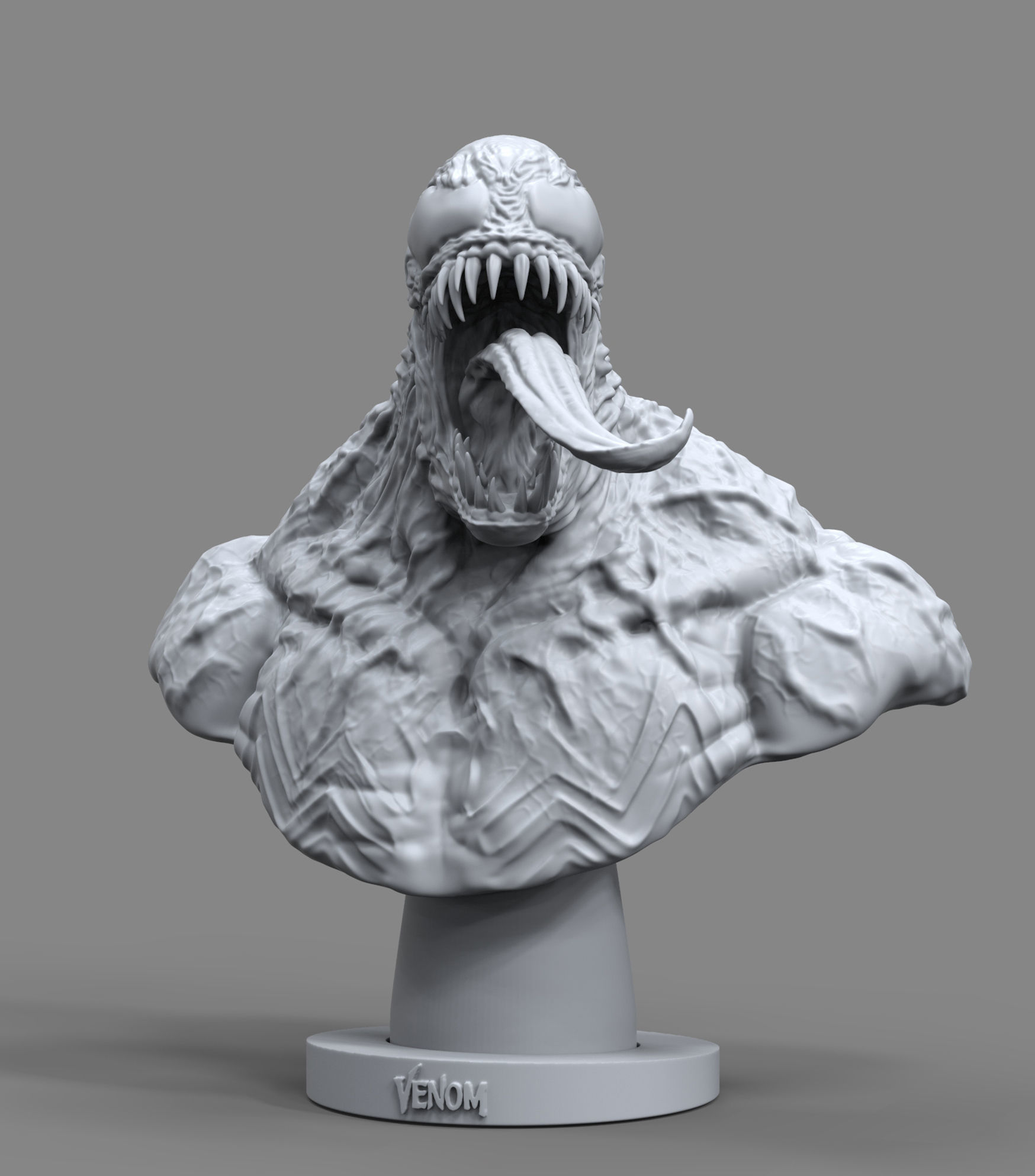 venom bust 3D model 3D printable | CGTrader