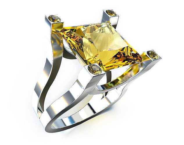 3D ring model - Original jewelry design 3D model 3D printable | CGTrader