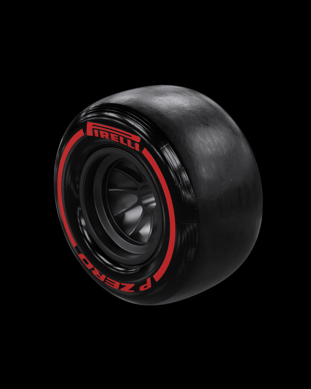 F1 Pirelli P Zero Tyres 3D model | CGTrader