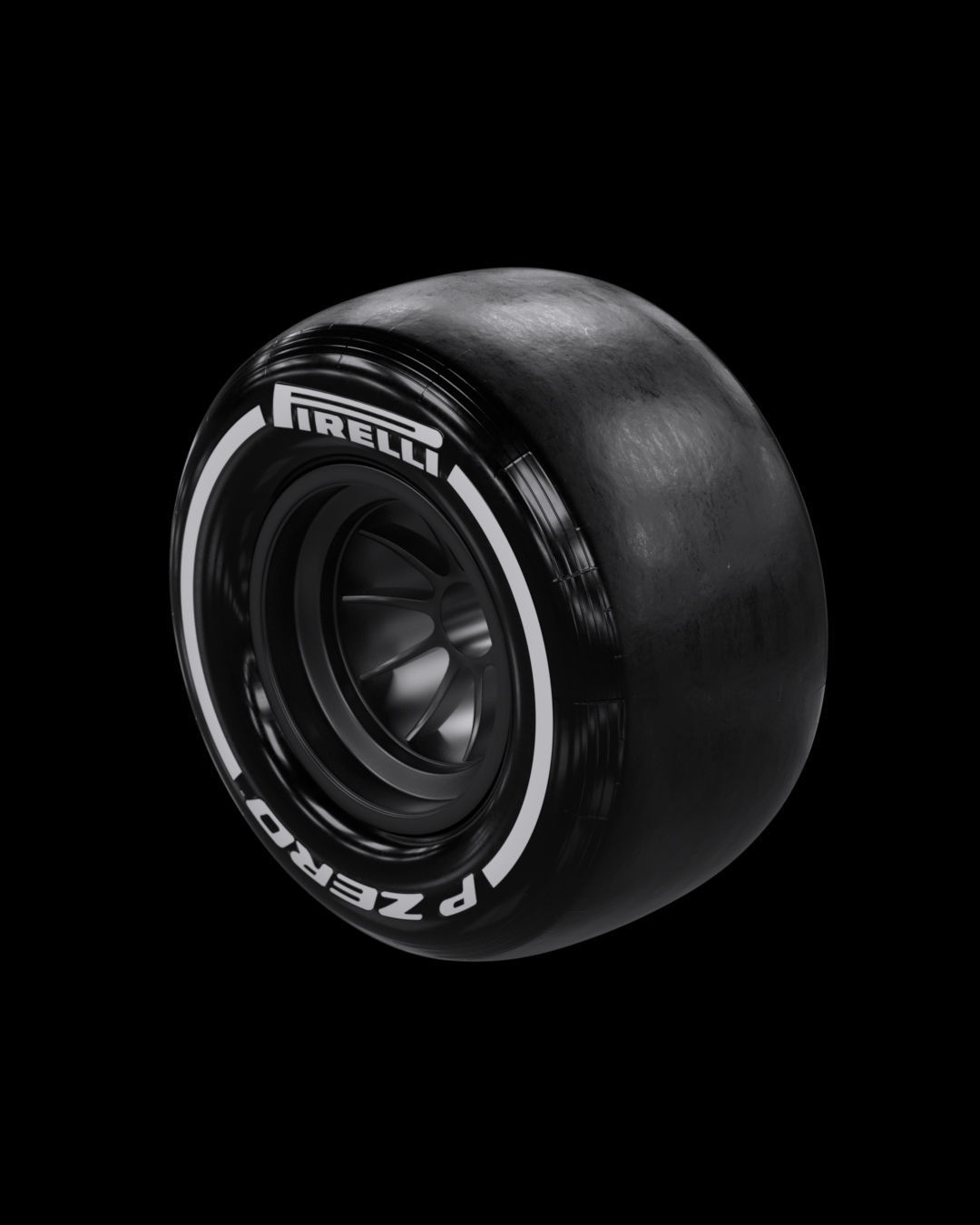 F1 Pirelli P Zero Tyres 3D model | CGTrader