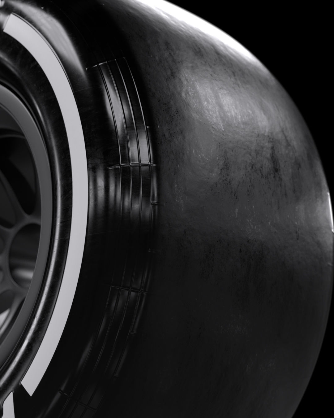 F1 Pirelli P Zero Tyres 3D model | CGTrader