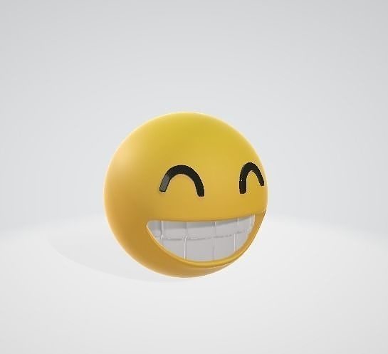 smile smiling emoticon 3D model | CGTrader