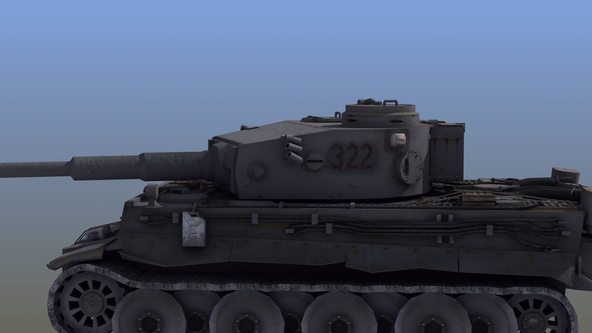 3D model Panzer VI Tiger Tank VR / AR / low-poly | CGTrader