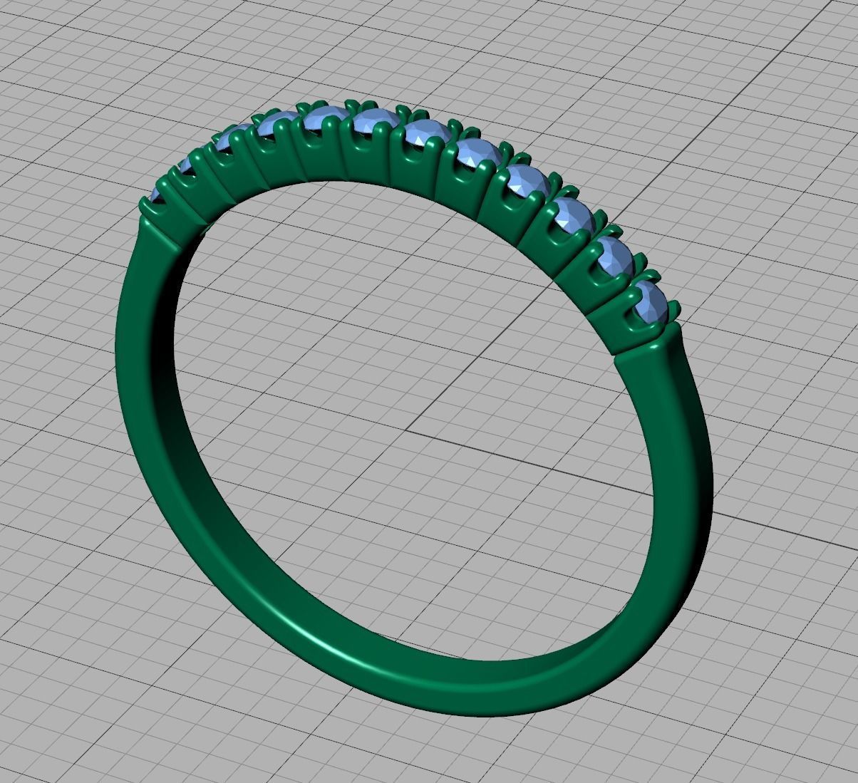 Diamond Ring Stackable Ring 3dmodel 3D model 3D printable | CGTrader